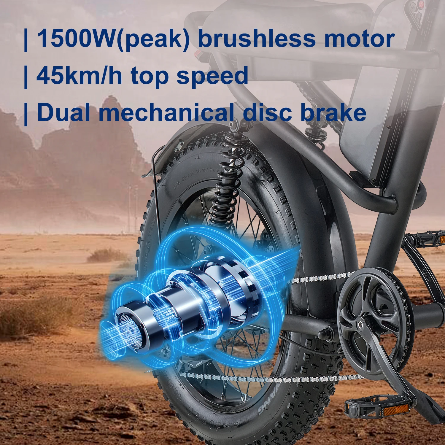 Z8 20inch Electric E Bike Cruiser 1000 W, Hot Selling Enduro E-bike ...