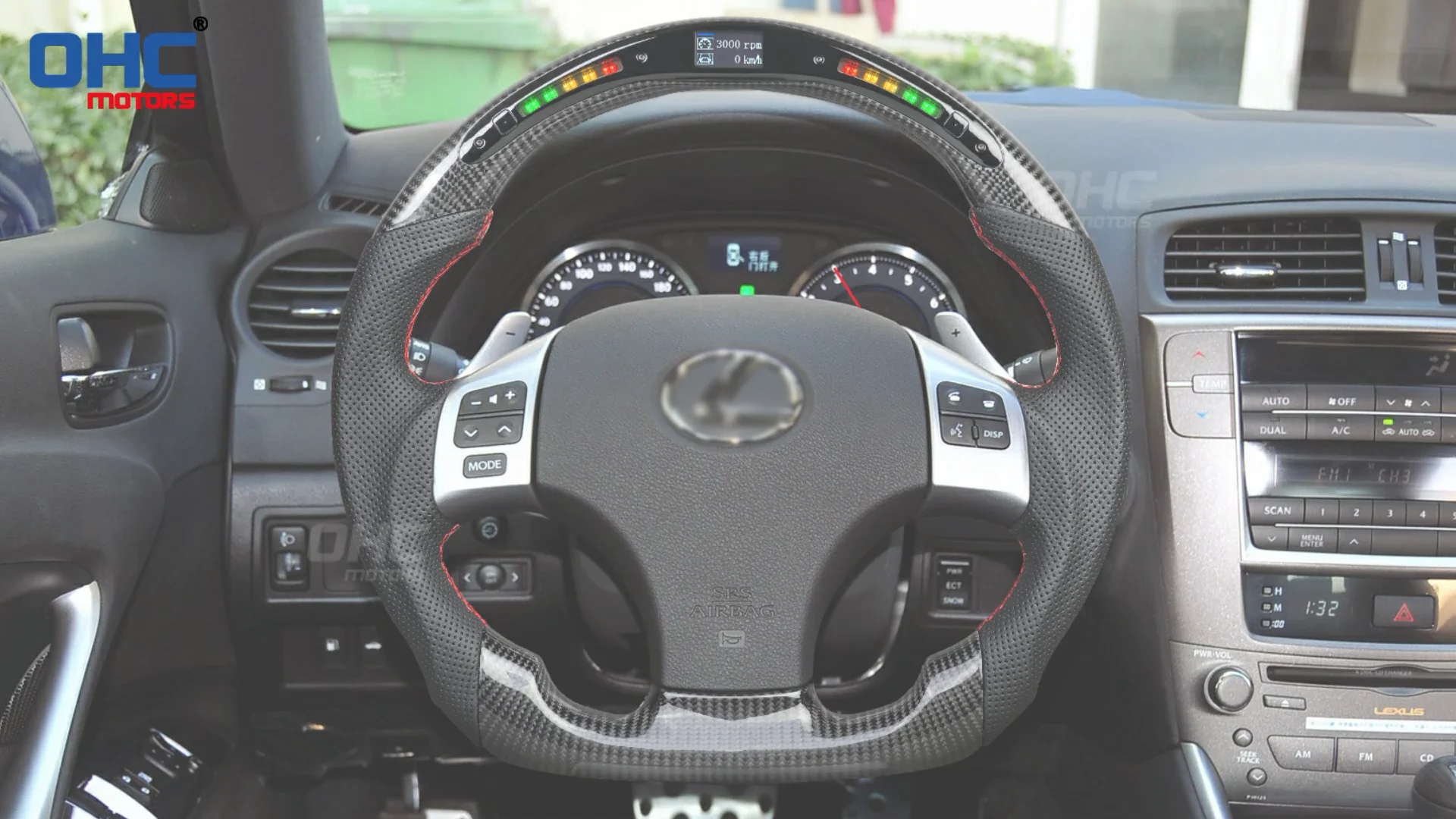 Custom Steering Wheel Fit For Lexus Is F Is250 Is Nx Rc F Rcf Is200 ...