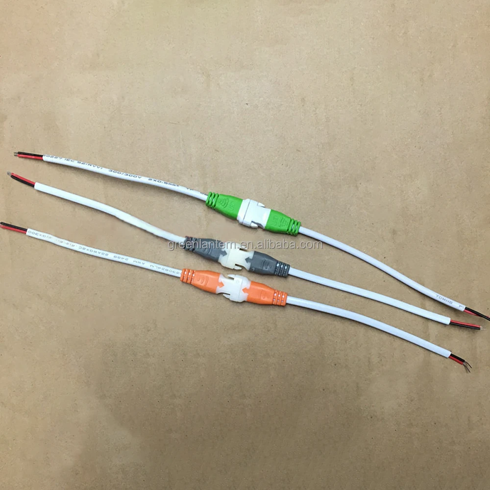 High Quality LED Waterproof DC Electric Male Female 2 Cores Power Cord ...