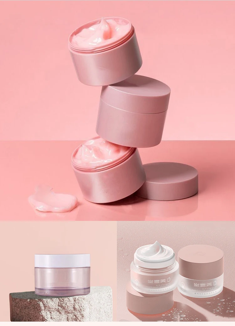 Face Cream Jar Luxury Gold Black White Pink With Lid 8th Jars For Body ...