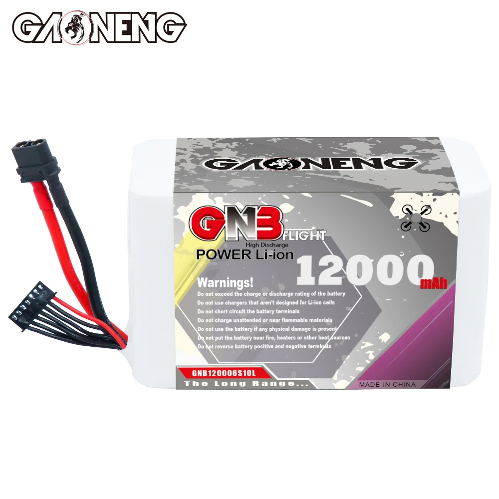 Gnb Gaoneng 6s 10000mah 22.2v 10c Xt60 Li-ion Lithium Ion 21700 Cell Rc ...