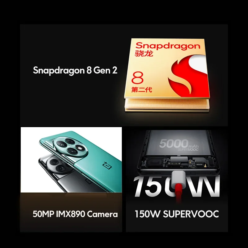 Oneplus Ace 2 Pro Genshin Limited Paimon Snapdragon 8+ Gen 2 6.7inch ...