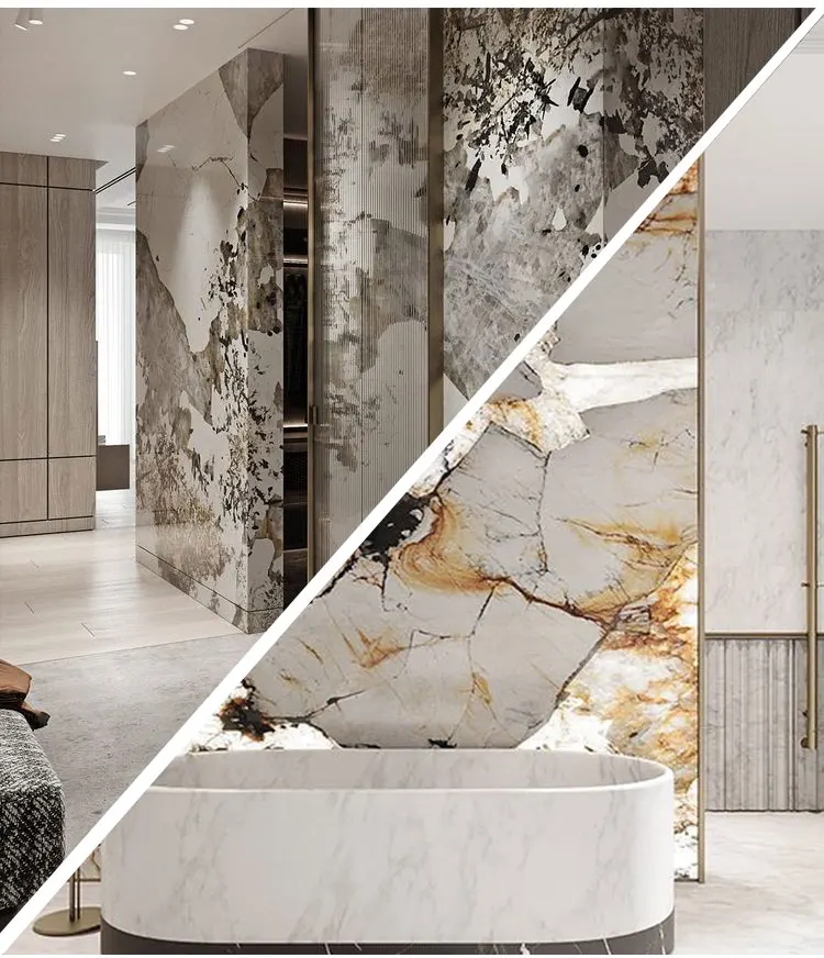 Natural Luxury Backlit Quartzite Stone Snow Mountain Select Table Type ...