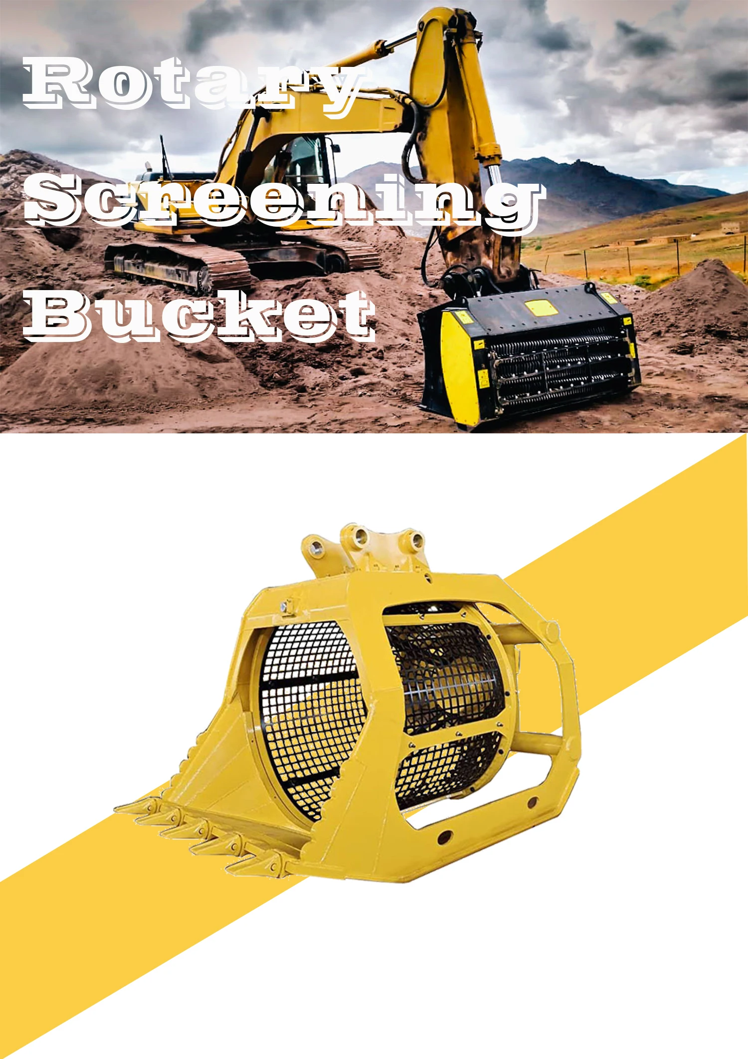 Excavator Spare Parts Excavator Screening Bucket Skeleton Bucket - Buy ...