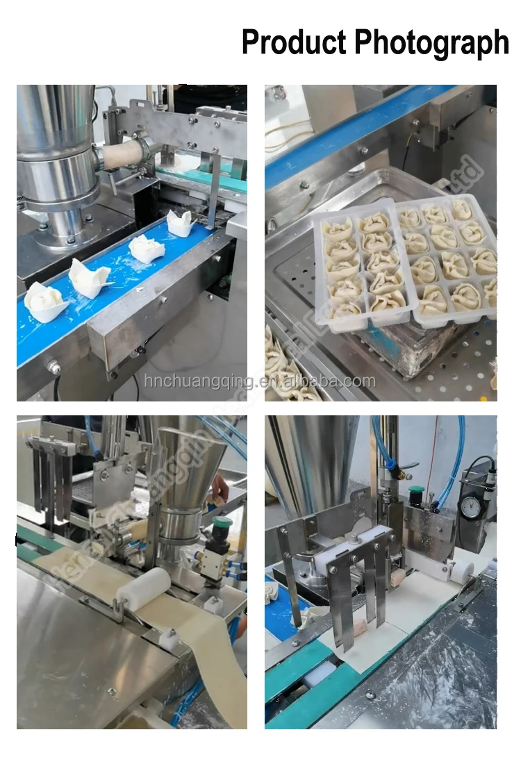 Stainless Steel Wonton Wrapping Stuffing Folding Filling Machine Siomai ...