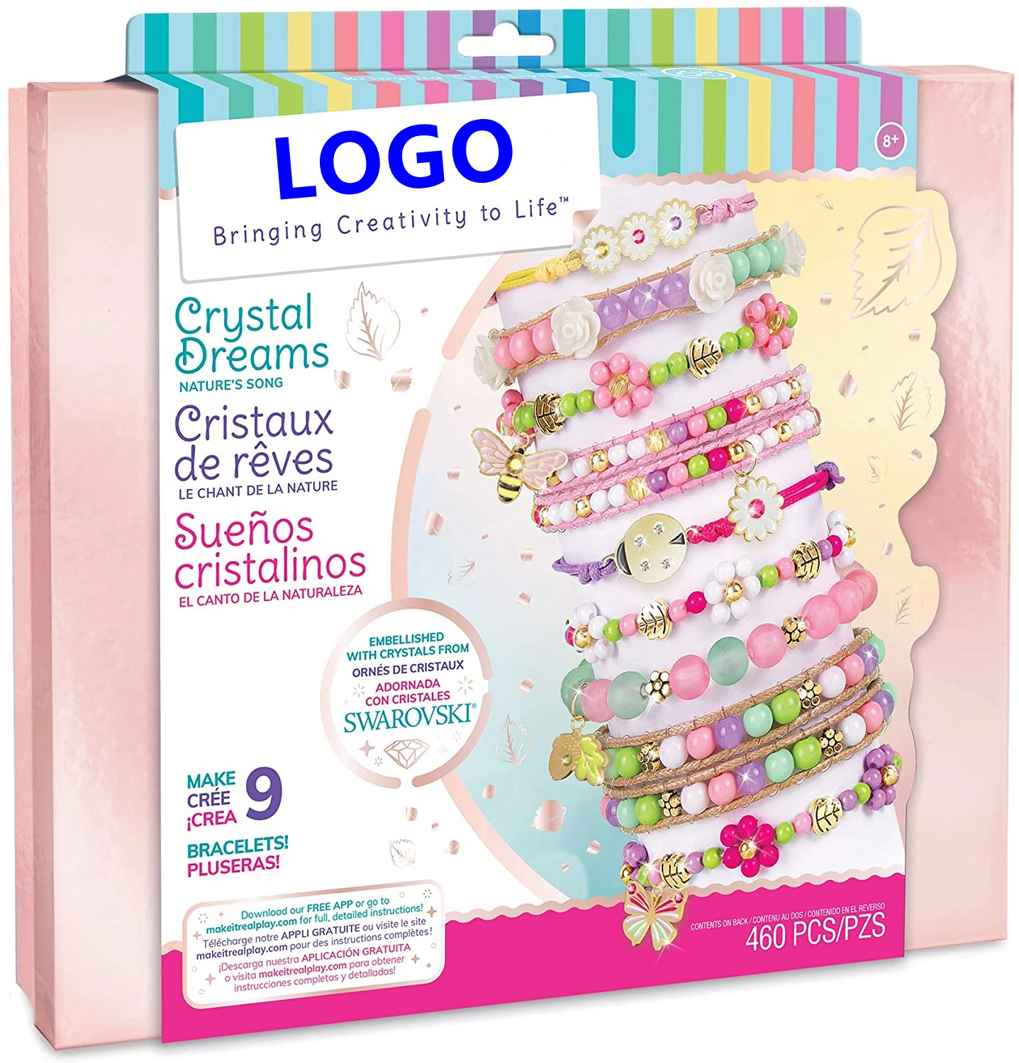 DIY Bracelet Making Kit Acrylic Beads Alphabet Letter Beads DIY ...