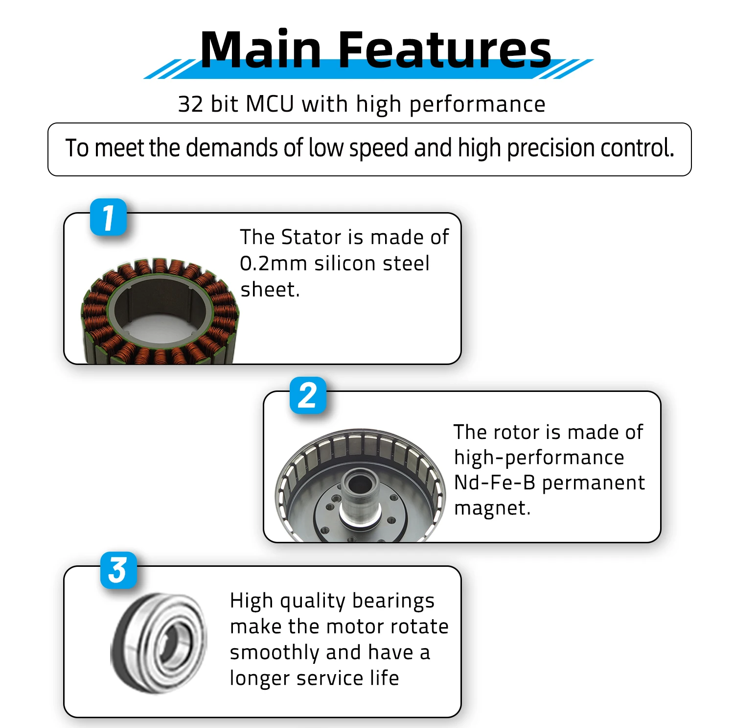 MS4005V3 Hollow Shaft BLDC Servo Motor - Efficient & Versatile