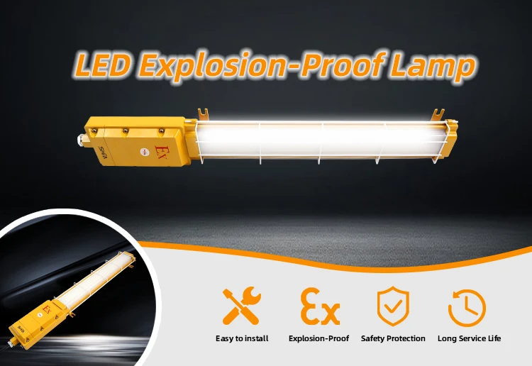 IP66 Waterproof & Flameproof ATEX Certified Explosion-Proof LED Tube ...