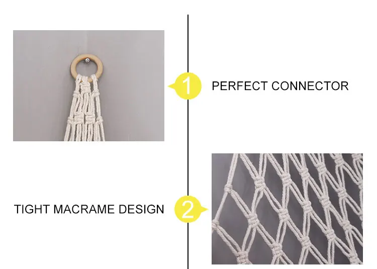 Manufacturer Directly Custom Handmade Macrame Toy Hammock Boho Macrame ...