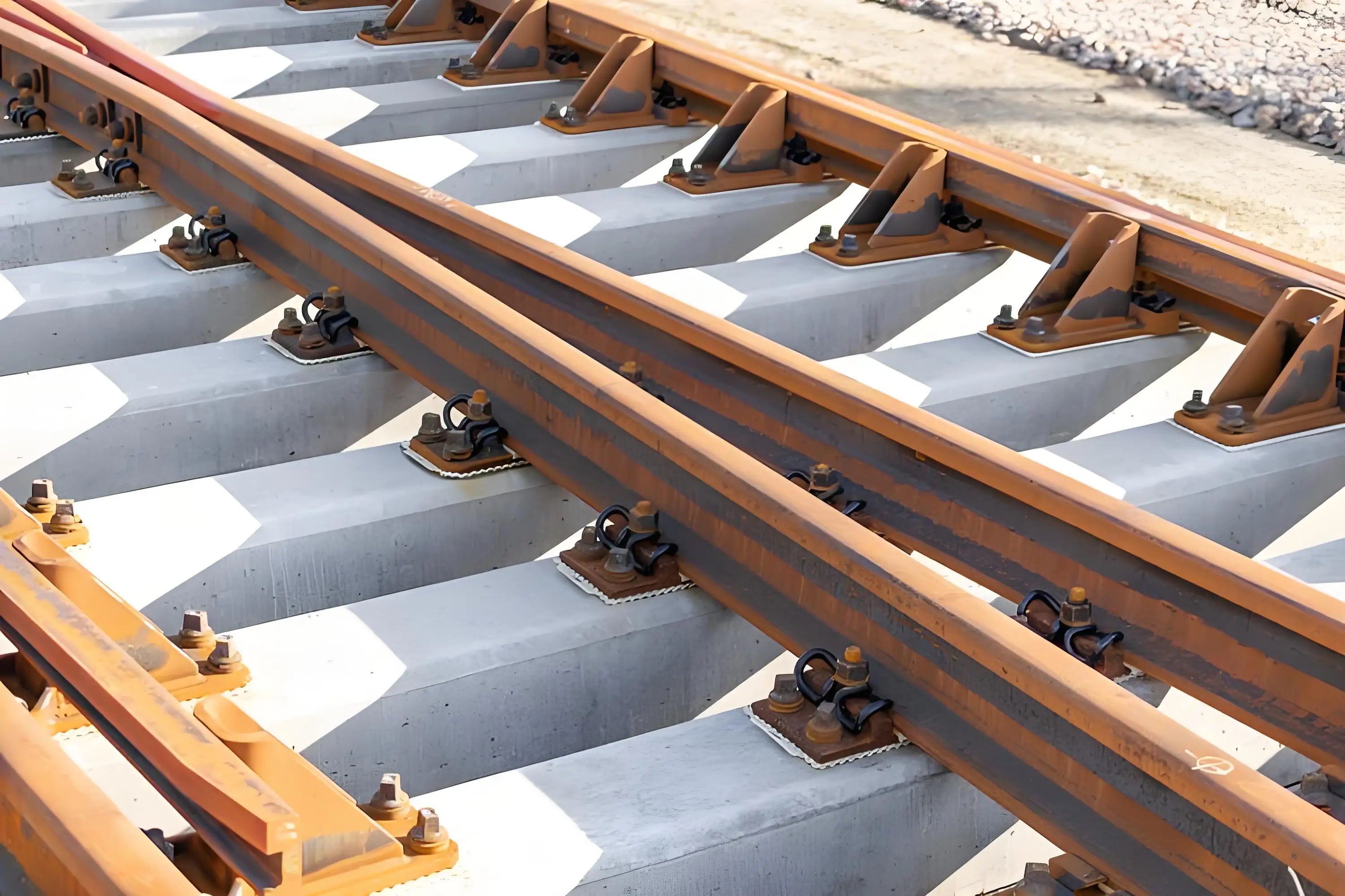 Railway Concrete Sleepers Used for Railroad Rail Cement Sleeper ...