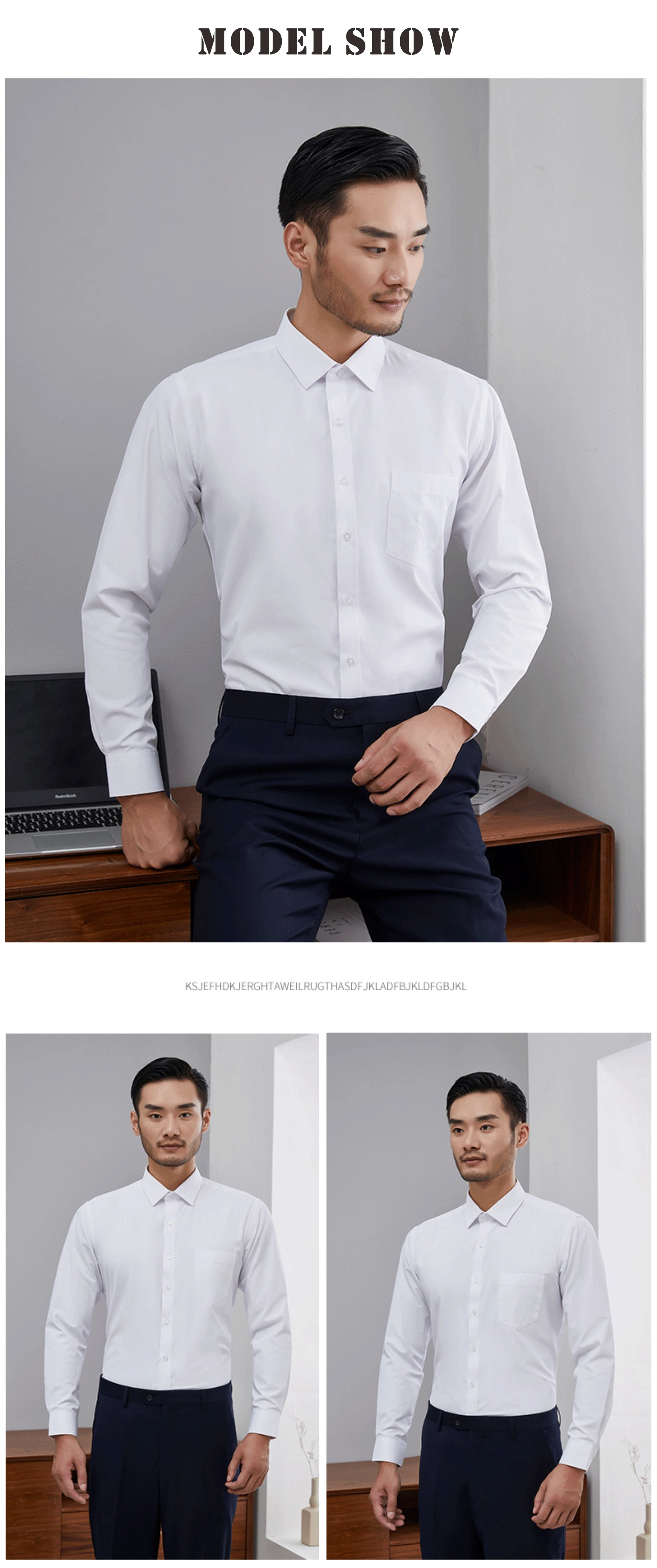 Factory Wholesale Office Business Men's Fall Casual Formal Workwear Men ...