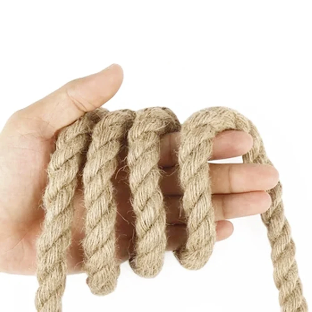 Factory Direct Thickness Natural Jute Rope Twisted Manila Rope Hemp ...