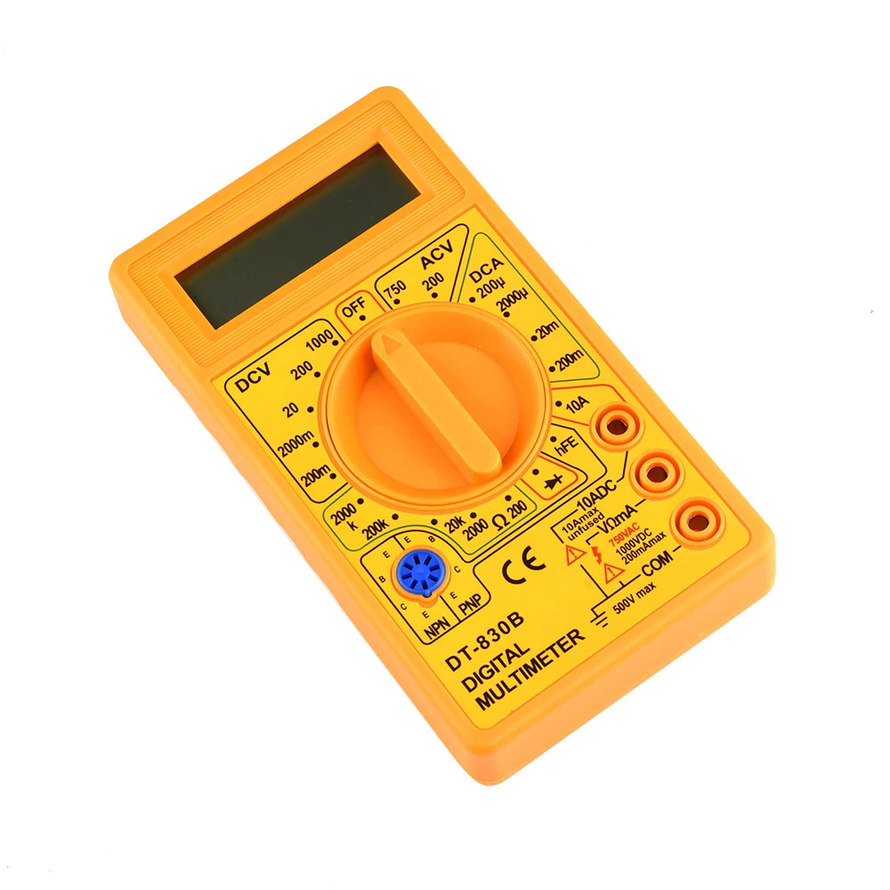DT830B Digital Multi-Meter Mini Universal Handheld Multi-Meter ...