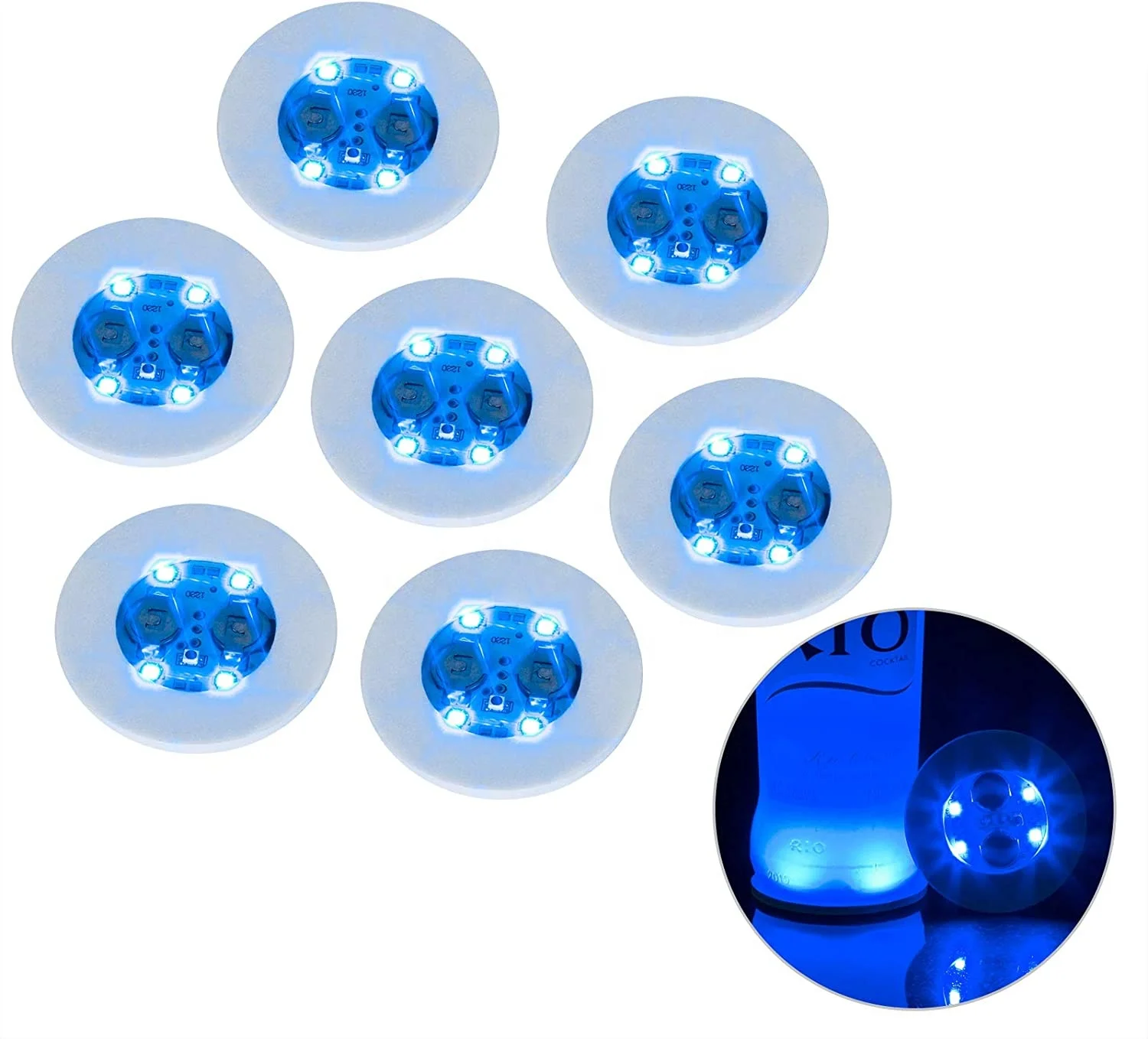 Multi Flashing Led Sticker Blinking Steady Light Led Bottle Light Led ...