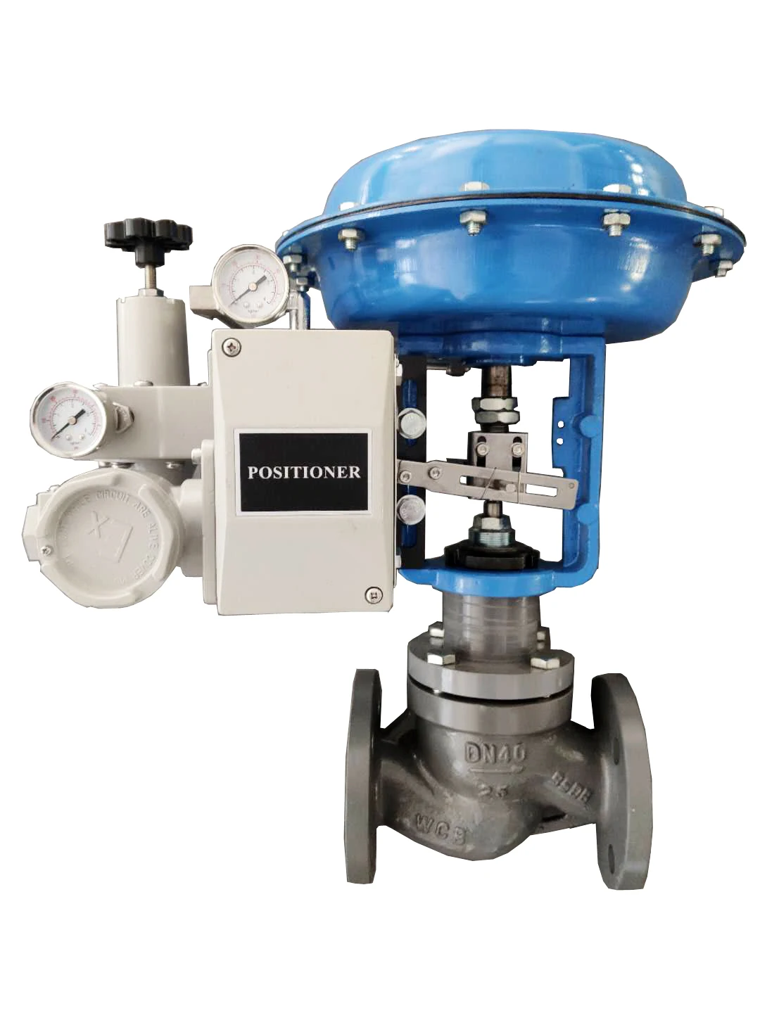 Pneumatic Stainless Steel Control Valve Flow Membrane Single Seat Steam ...