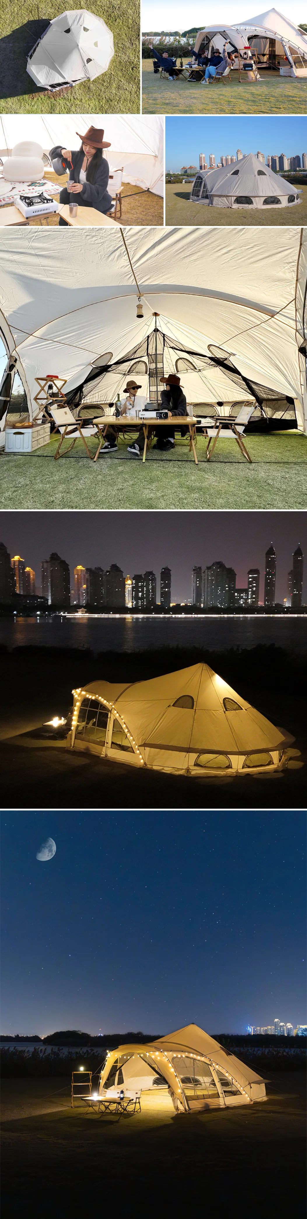 GOFUN Yurt House Glamping Tent - Luxury Camping Experience