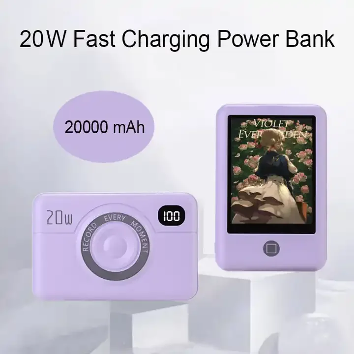 Light Painting Logo Power Bank 10000mah Large Capacity Mobile Power ...