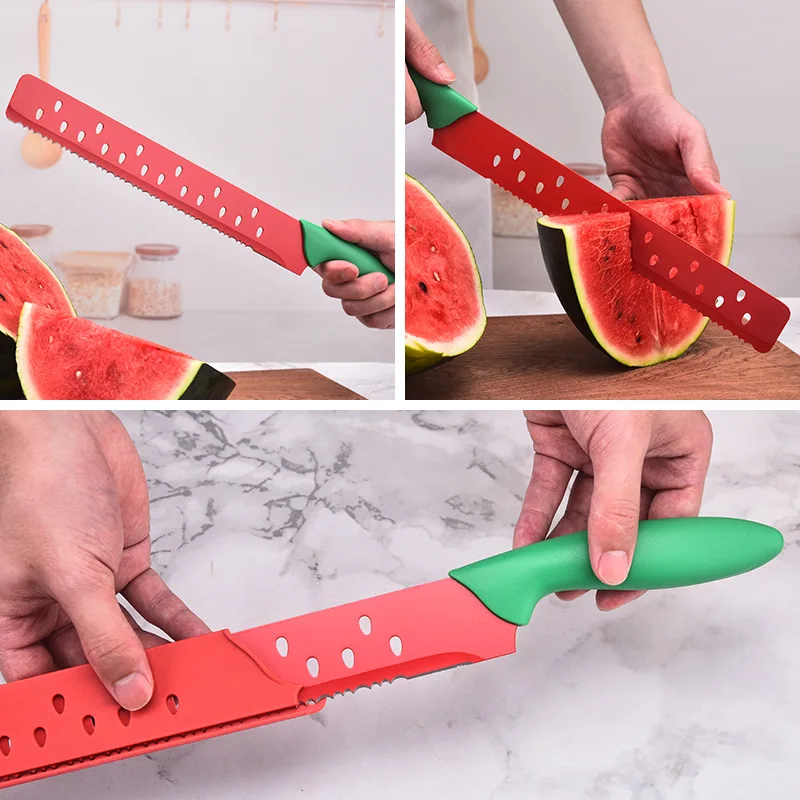 Wholesale Fashion Blades Watermelon Pairing Melon Fruit Plastic Handle ...