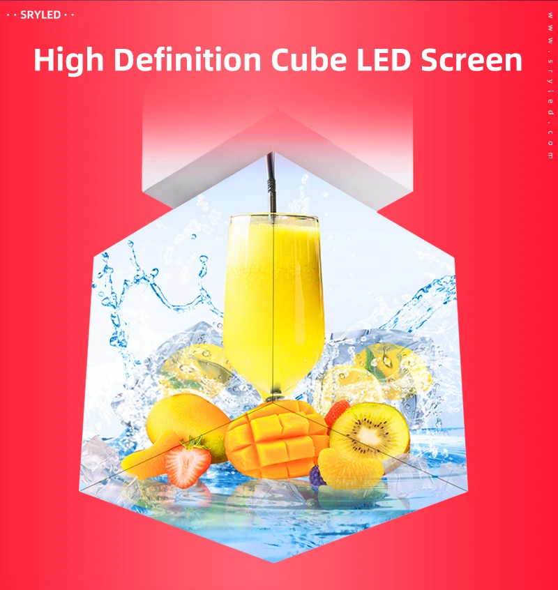 Customized Wifi Hd 5-faces Multi Face Smart Magic Cube Led Display Screen Outdoor 3d P2.5 P3 P3 ...
