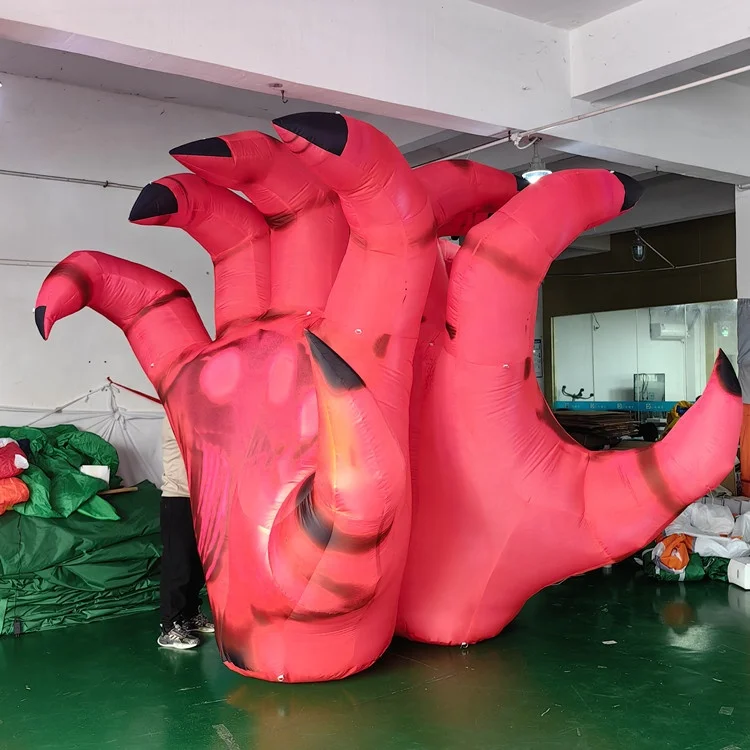 Giant Inflatable Devil Skeleton Hand for Party Halloween Decoration ...