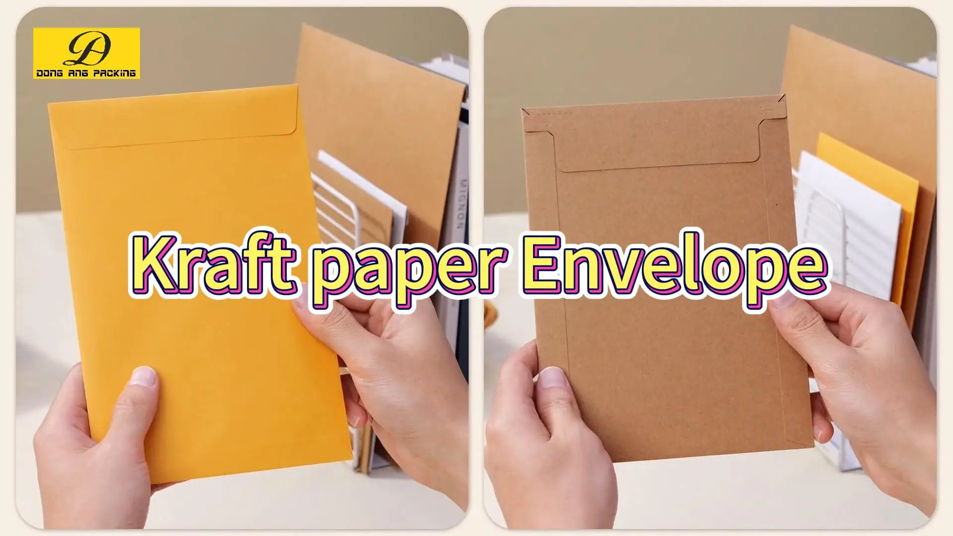 Custom Brown Blank A7 A9 5x7 Craft Mailing Thank You Card Invitation ...