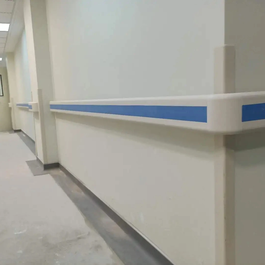 Pvc Aluminium Hospital Corridor Bumper Guard Rail For Stairs Medical ...