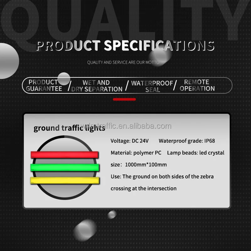 Zebra Crossing Lights - Durable, Waterproof Ground Traffic Lights