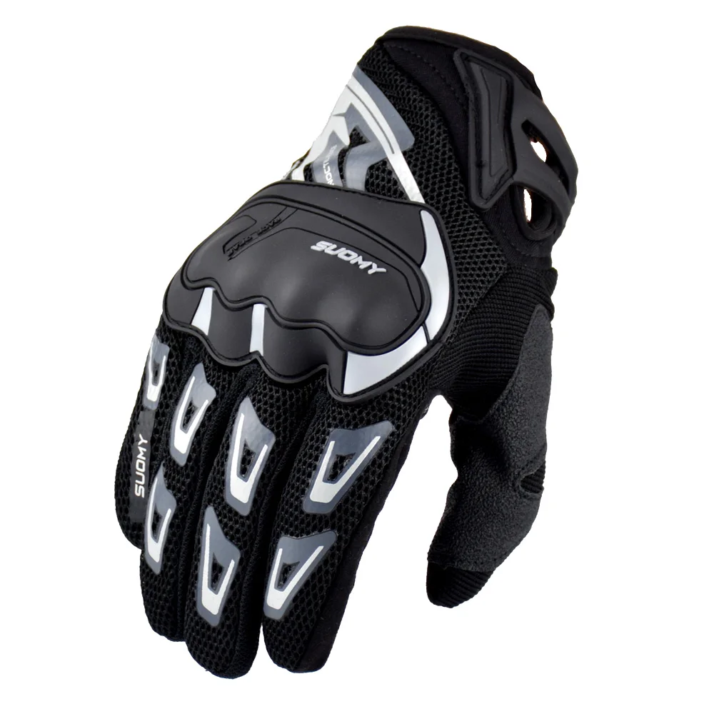 Suomy Shockproof Summer Breathable Mesh Motorcycle Racing Gloves Touch ...