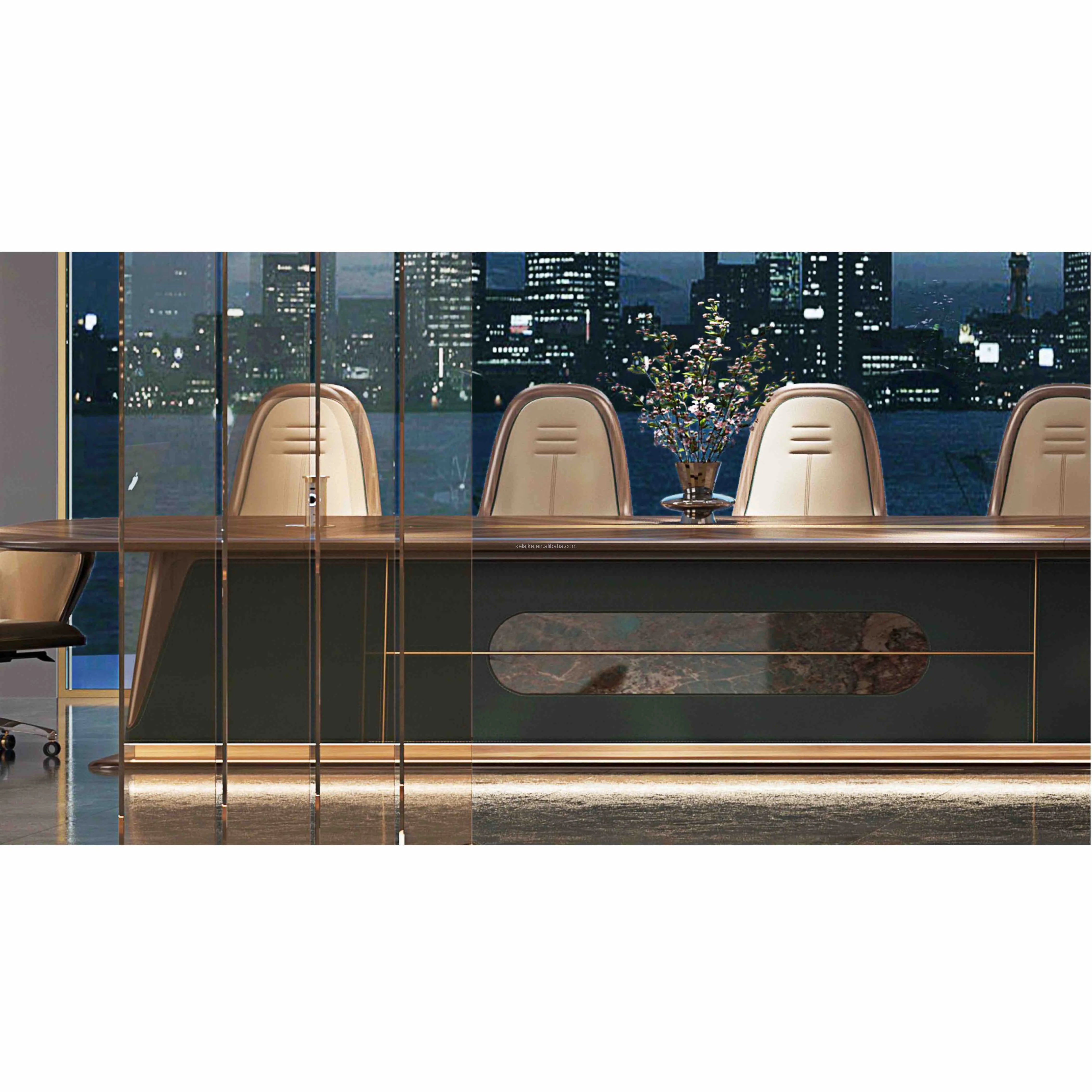 Luxury Wooden Rectangular Conference Table Specification Legs - Buy ...