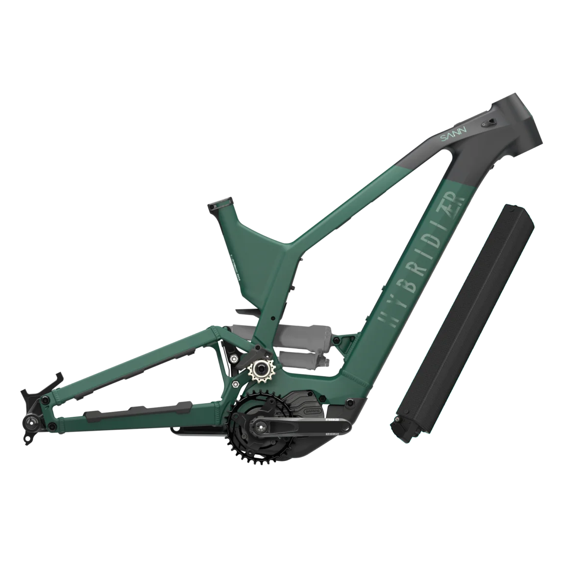 Hybridizer SANN EMTB Kit Full Suspension Aluminum Alloy Frame Built In ...