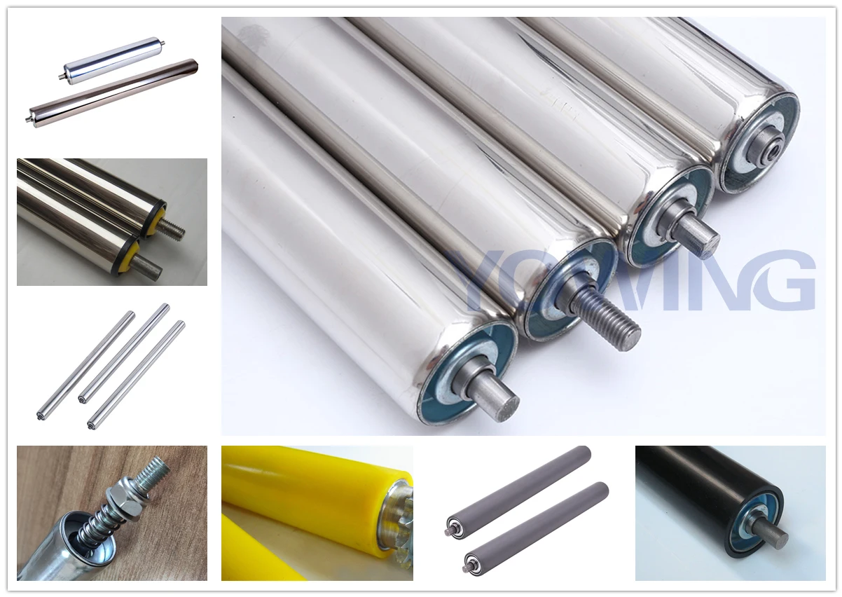 Furniture Packing Conveyor Roller Table Feeding Table Single Roller For ...