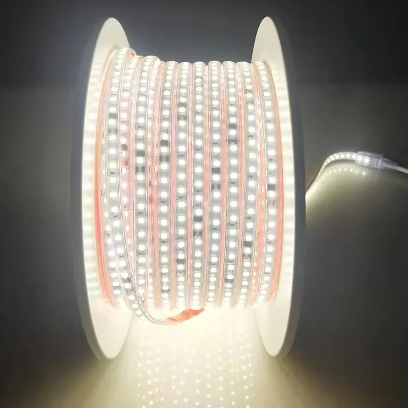 Waterproof Flexible 220V LED Tape Light with 120 LEDs 2835 IC for ...