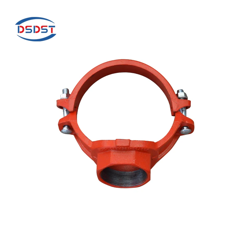 Rustic Protection Ductile Iron Lateral Reducing Tee Pipe Fitting Fire Fighting Grooved Thread ...