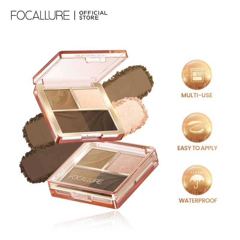 Focallure Fa314 One-for-all Brow Powder Palette Long Lasting Eyebrow ...