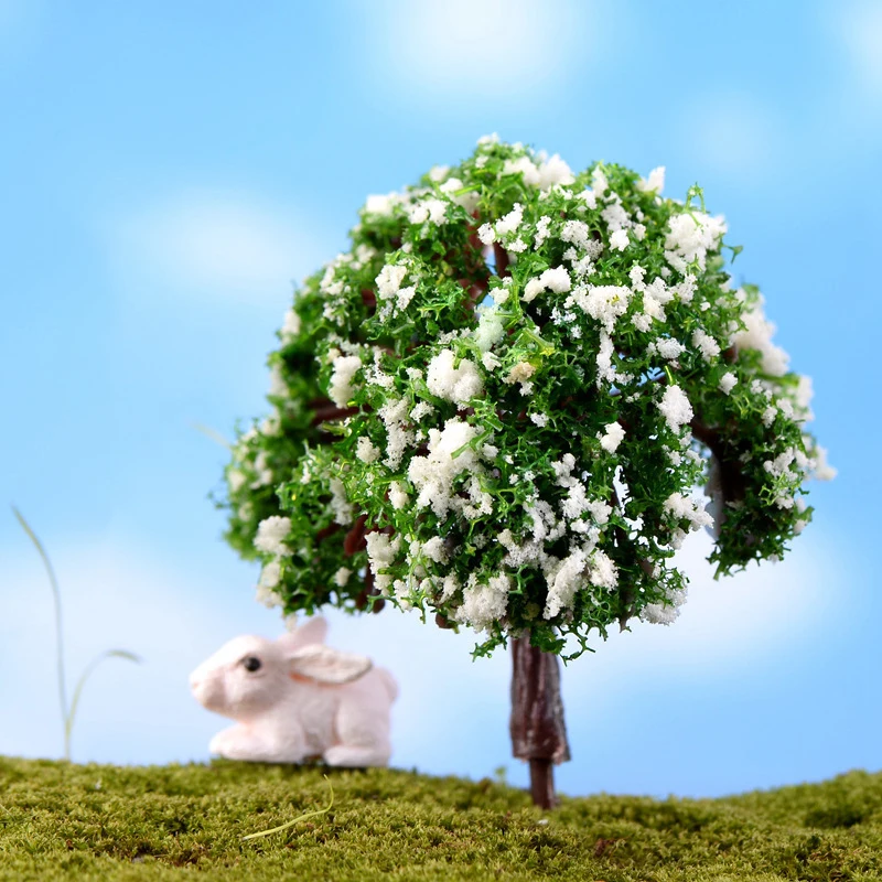 Miniature Landscape Trees for Dollhouse and DIY Crafts