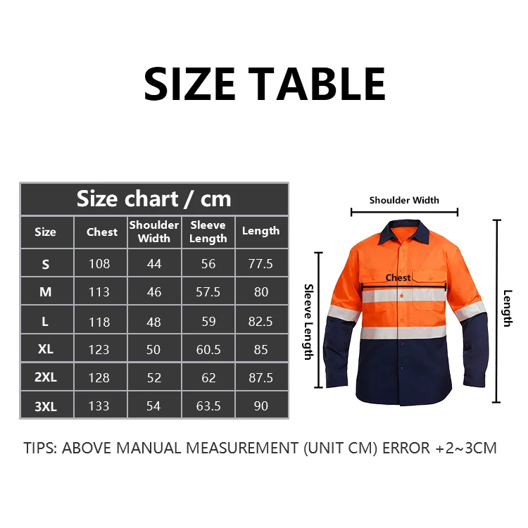 Mining Construction Work Wear Clothing Reflector Hi Vis Shirt Long ...
