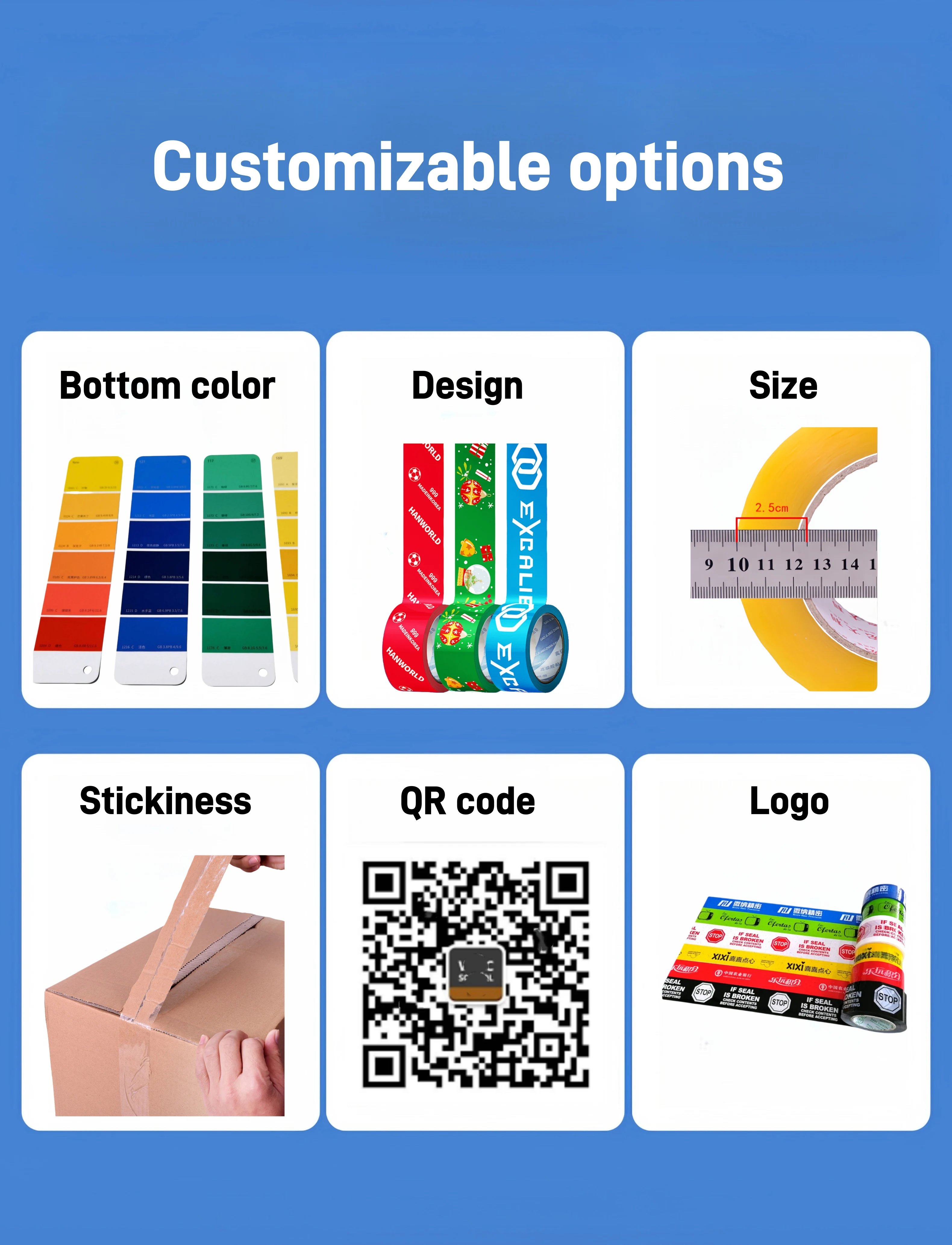 Branded Custom Packing Tape - Strong Adhesive & Printing