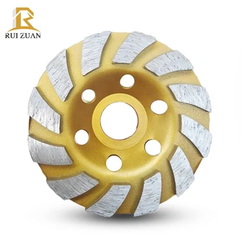 4 Inch Abrasive Disc Diamond Cup Grinding Wheels Disc For Concrete ...