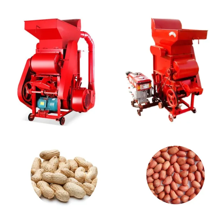 500kg -1000kg Small Gas Groundnut Sheller Peanut Shelling High ...
