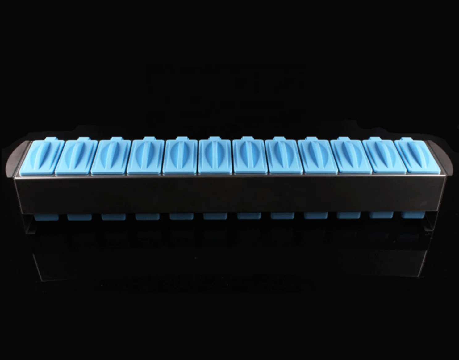 Plastic Microscope Slides Staining Jars Group with Rack