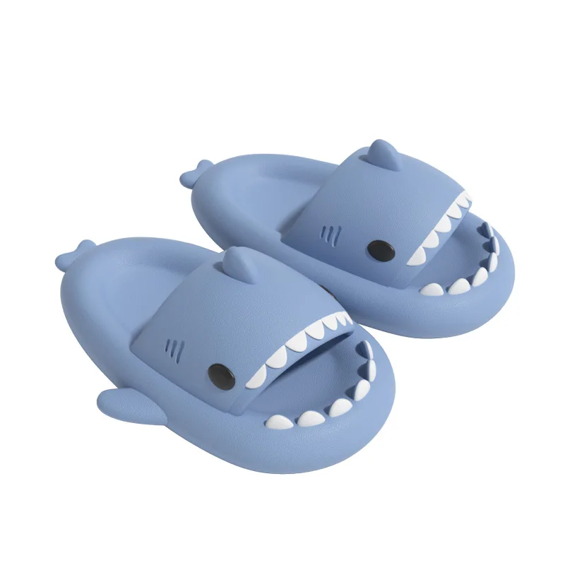 Kids Shark Cloud Slides Cute Cartoon Fish Flip Flops Toddler Boys Girls ...