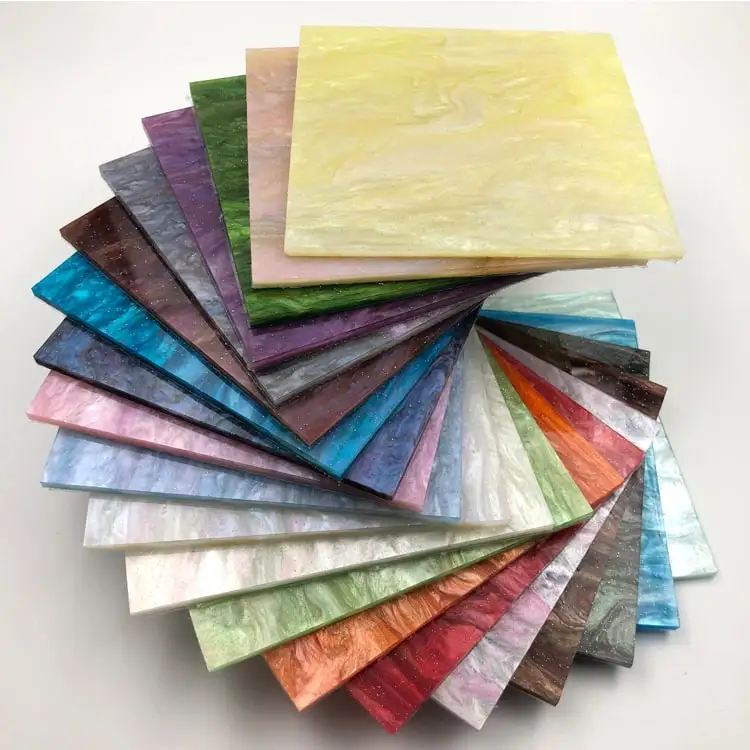 DIY Laser Cutting Glitter PLEXIGLASS Board by ZHENGDE