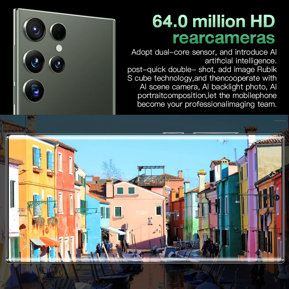 Large Screen Original S23 Ultra Global 5g Unlocked Cell Phone 6.8 Inch ...