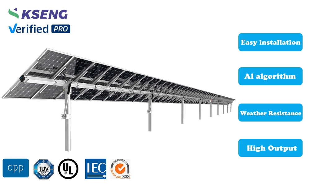 Single Axis Solar Tracker - Efficient Photovoltaic System