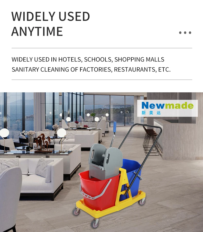 Layanan Pembersih Troli Pemeras Ganda 46l,Troli Pengepel Dengan Alat ...