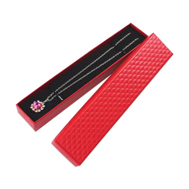 Luxury Pearl Necklace Packaging Jewelry Display Box Foam Lining Insert ...