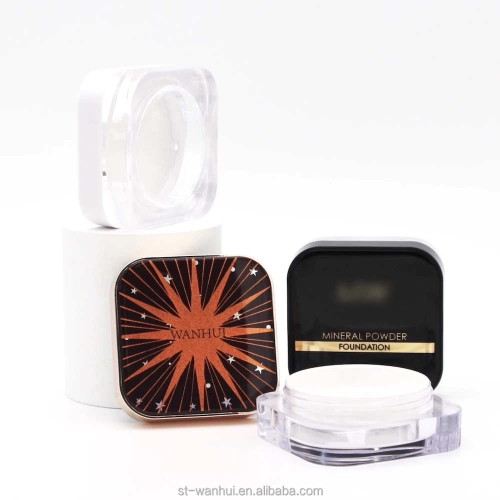 Luxury Square High-Quality Customized Loose Powder Container