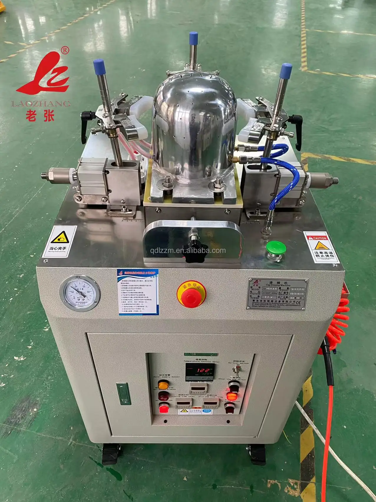 Automatic Baseball Cap Visor Fabric Covered Sewing Machine