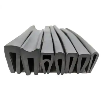 U Profile Epdm Or Pvc Rubber Extrusion Glass Or Metal Sheets Edge ...