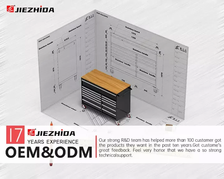 Metal Heavy Duty Workbench Garage Workshop Metal Tool Cabinet Metal ...